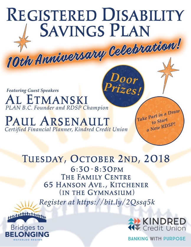 You are invited to Registered Disability Savings Plan (RDSP) 10th ...